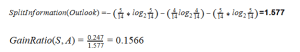 How to calculate Gain Ratio – Data and Machine by viswateja